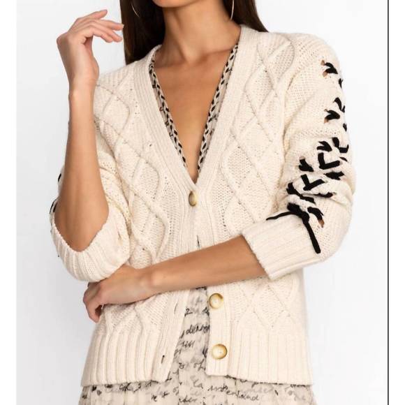 Johnny Was | Sweaters | New Johnny Was Anessa Bow Peruvian Cotton ...